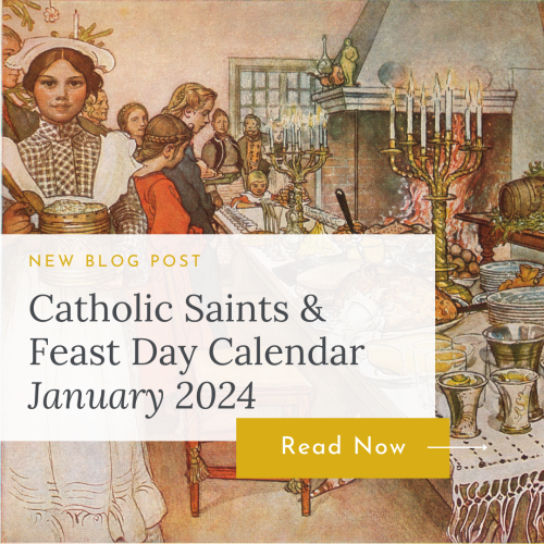 January Catholic Saints & Feast Days: Free Printable Calendar - Little ...