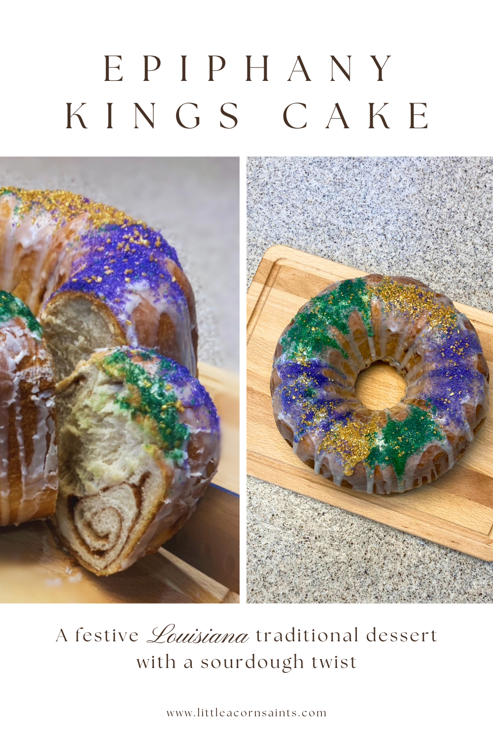 Louisiana King Cake Recipe: Celebrate the Feast of the Epiphany ...