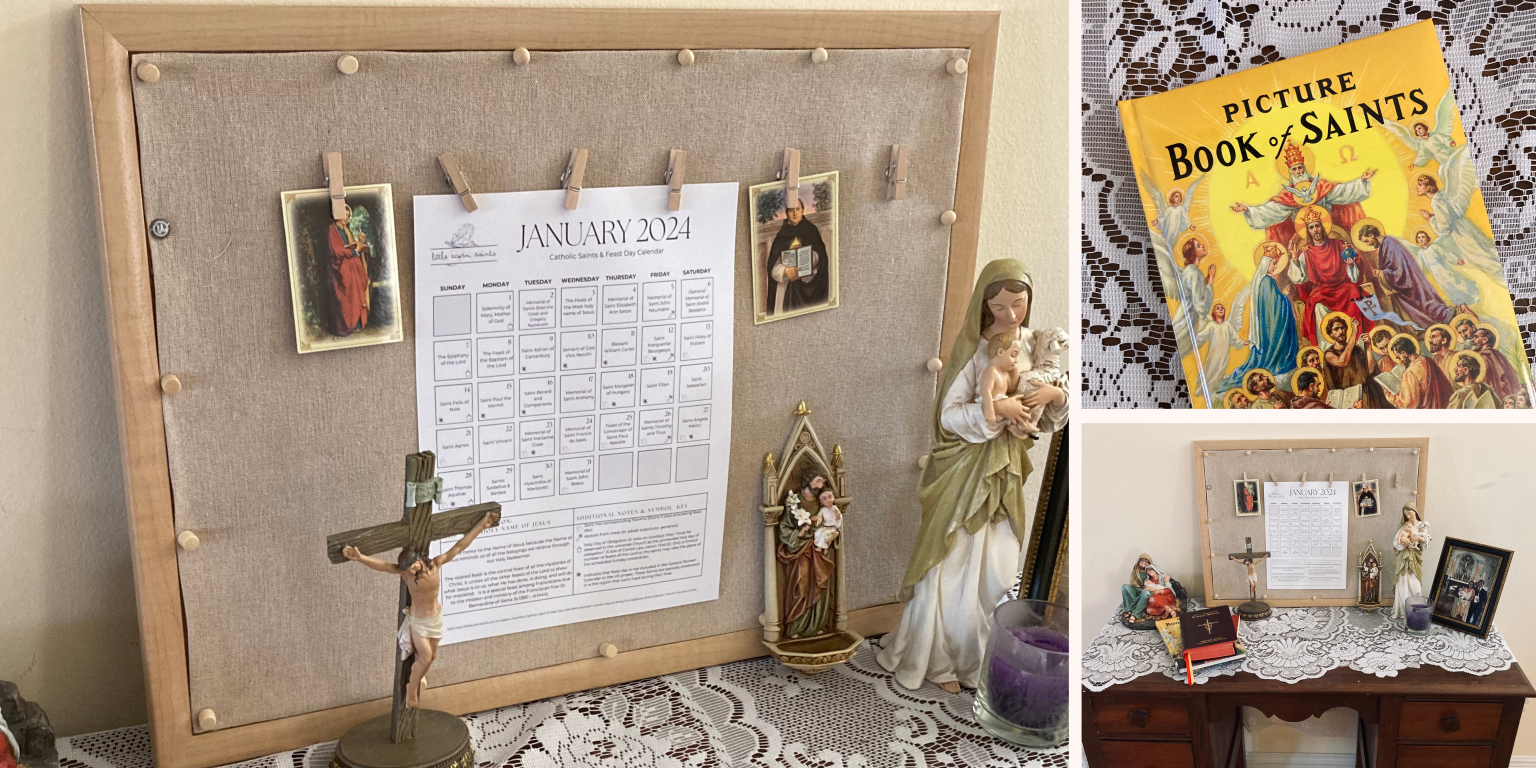 January Catholic Saints & Feast Days: Free Printable Calendar - Little ...