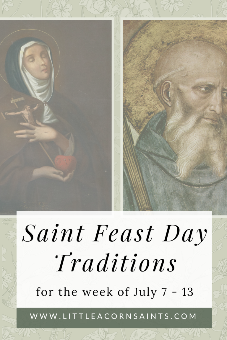 How to Celebrate Saint Feast Days and Traditions: July 7-13 - Little ...